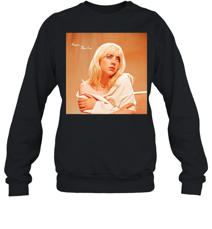 New Album Happier Than Ever Billie Eilish Shirt Trend Tee Shirts Store